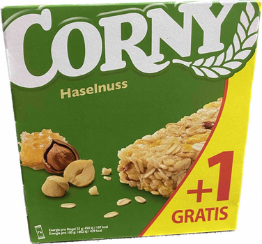 Батончики Corny 7 шт Горіх Купити з доставкою в Сито П'яно